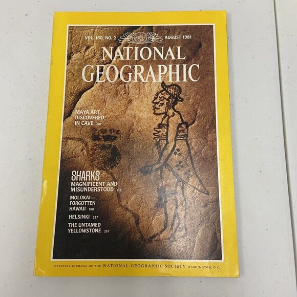 National Geographic | Office | National Geographic August 981 Sharks ...